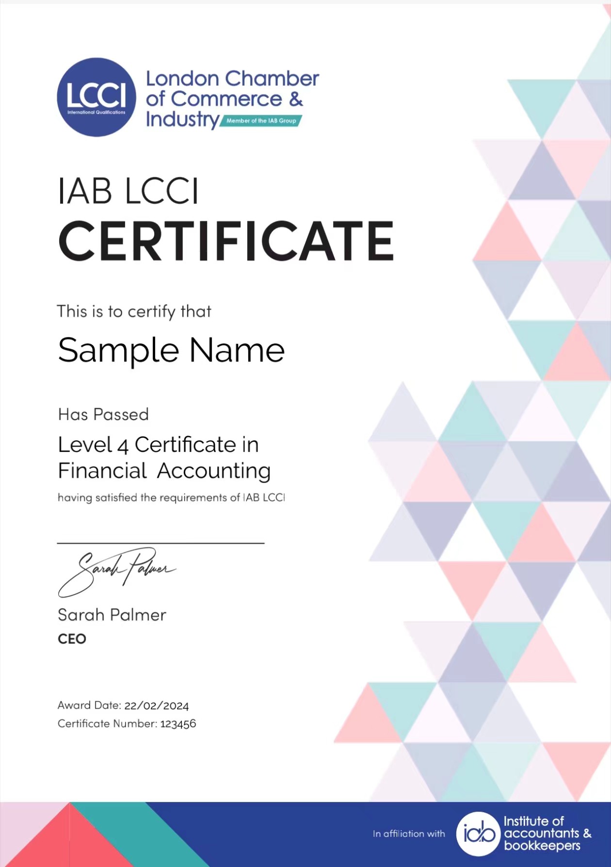 考试颁证--IAB LCCI国际资格考试中国网站